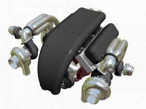 Twin-Turbo Chevrolet Big Block Engine 3D Model - FlatPyramid