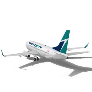 WestJet Boeing 737-700w 3D Model - FlatPyramid