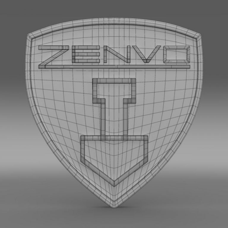 Zenvo Logo 3D Model - FlatPyramid