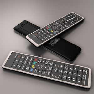 TV remote control-02 3D Model - FlatPyramid