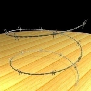 Barbed Wire Sections 3D Model - FlatPyramid