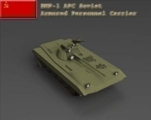 BMP 1 APC 3D Model - FlatPyramid