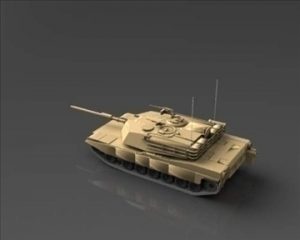 M1A1 M1A2 Abrams Main Battle Tank USA 3D Model - FlatPyramid