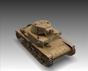WW2 M13 40 Italian medium tank. 3D Model - FlatPyramid
