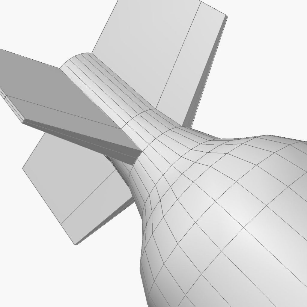 Bomb, Jolly Roger scheme 3D Model - FlatPyramid