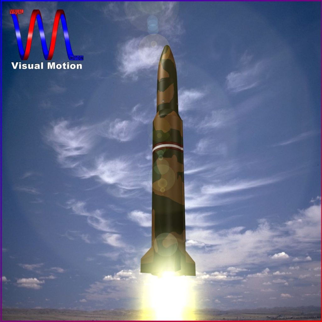 US Thor IRBM Missile 3D Model - FlatPyramid
