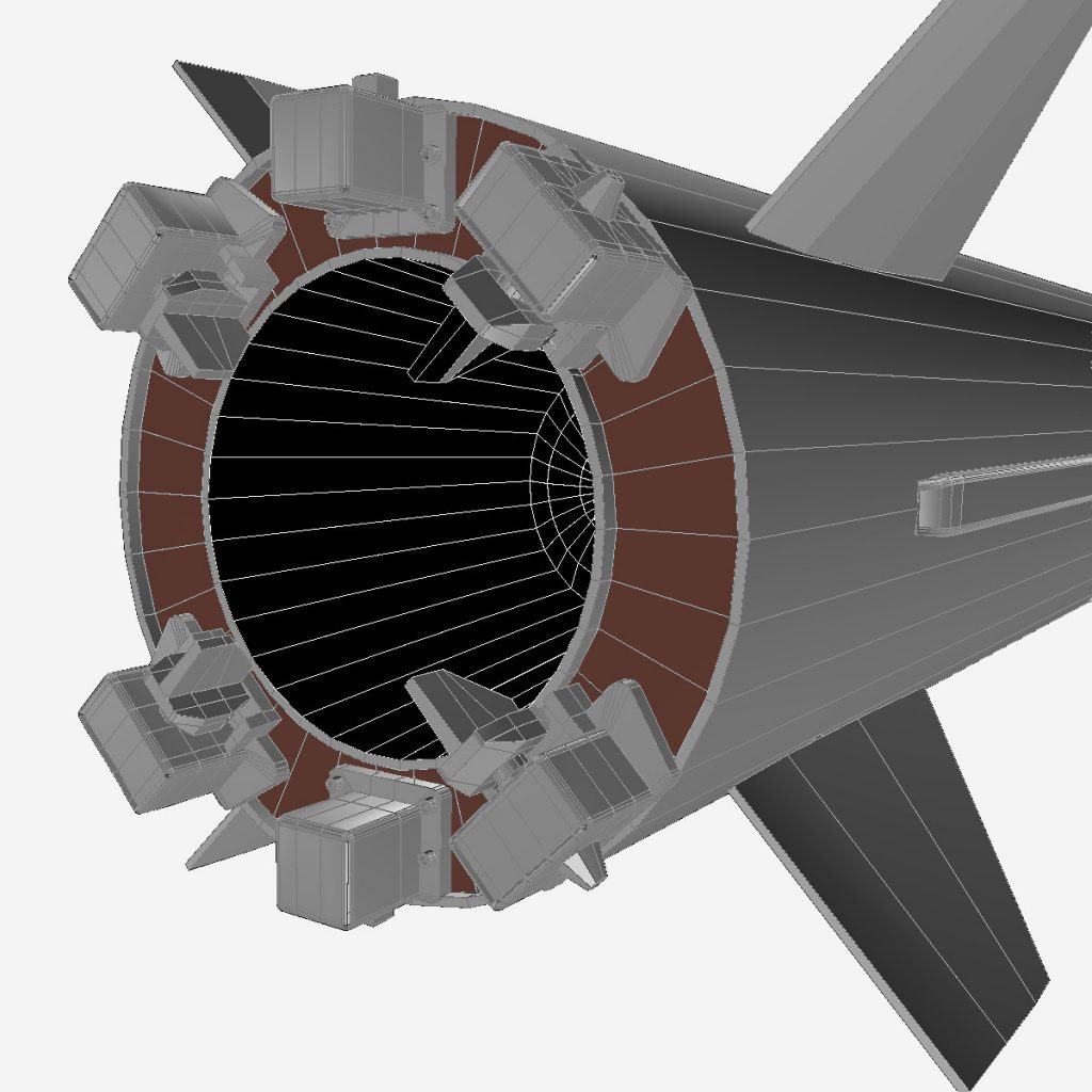 Chinese SY-400 Missile 3D Model - FlatPyramid