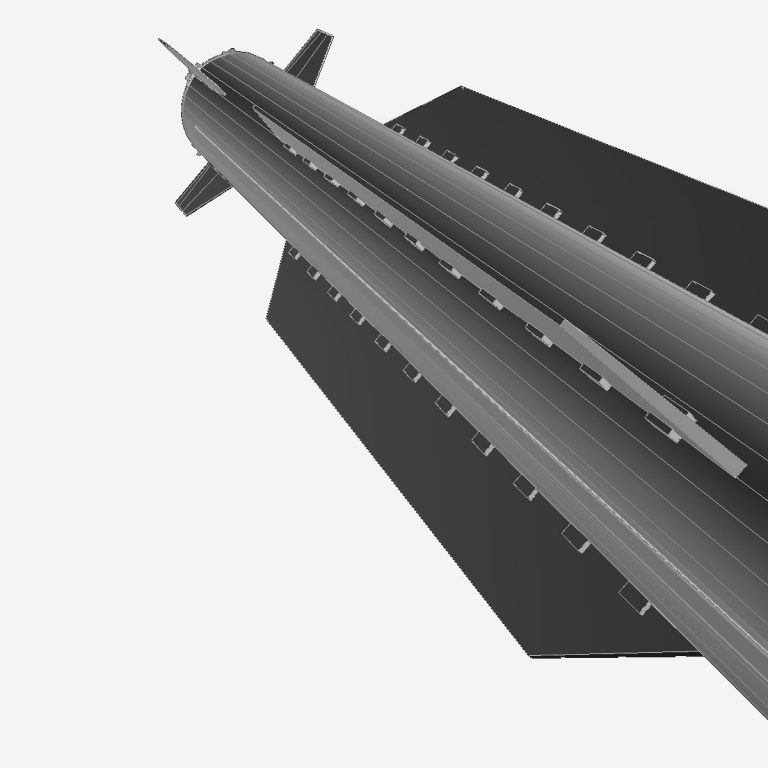Chinese SY-400 Missile 3D Model - FlatPyramid