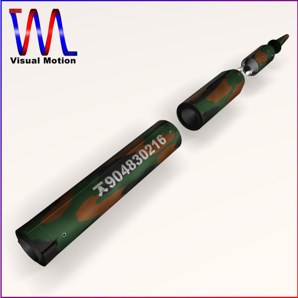 DPRK KN-08 No Dong-C missile 3D Model - FlatPyramid