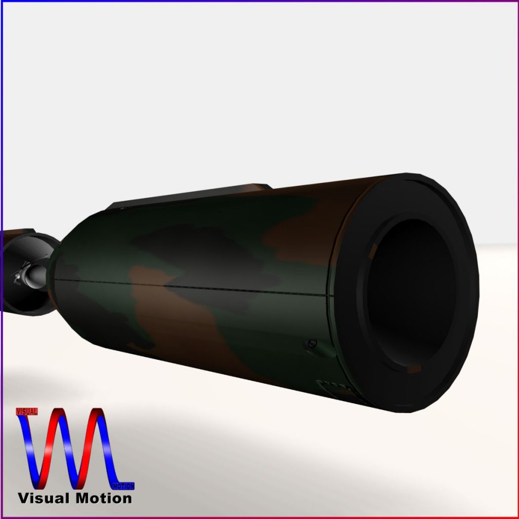 DPRK KN-08 No Dong-C missile 3D Model - FlatPyramid