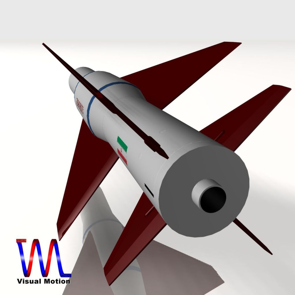 Iranian AGM-379 Zoobin ASM Missile 3D Model - FlatPyramid