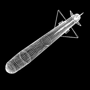 Japanese ASM-1 Missile 3D Model - FlatPyramid