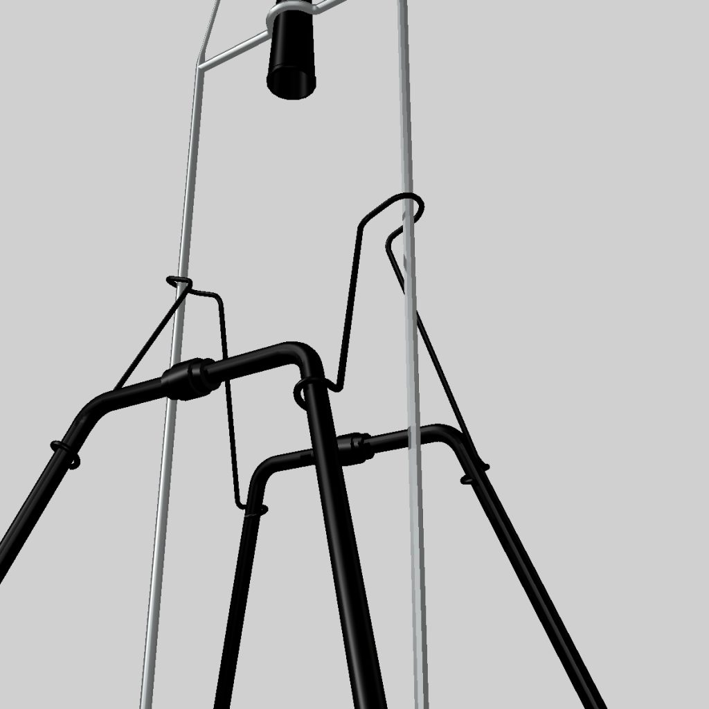 Robert Goddard Liquid Rocket System 3D Model - FlatPyramid