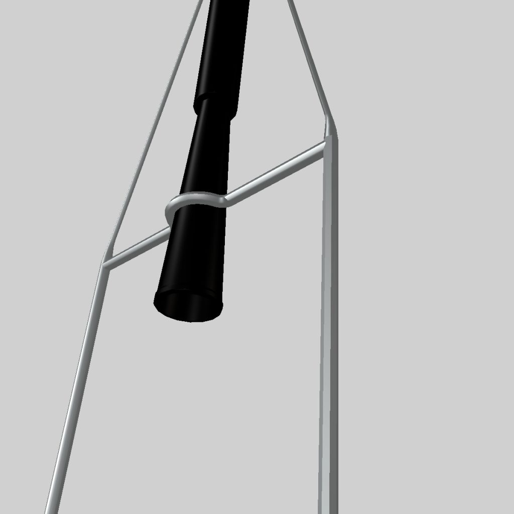 Robert Goddard Liquid Rocket System 3D Model - FlatPyramid