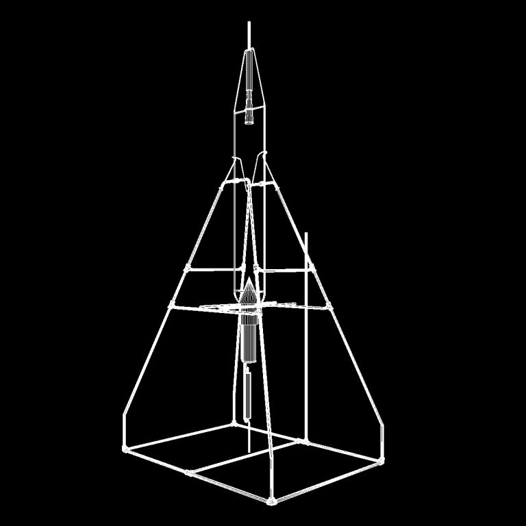Robert Goddard Liquid Rocket System 3D Model - FlatPyramid