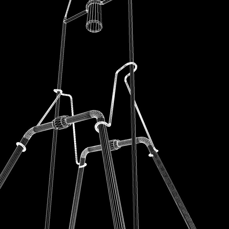 Robert Goddard Liquid Rocket System 3D Model - FlatPyramid