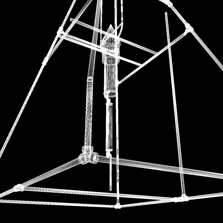 Robert Goddard Liquid Rocket System 3D Model - FlatPyramid