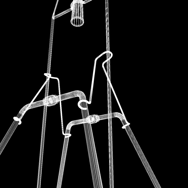 Robert Goddard Liquid Rocket System 3D Model - FlatPyramid