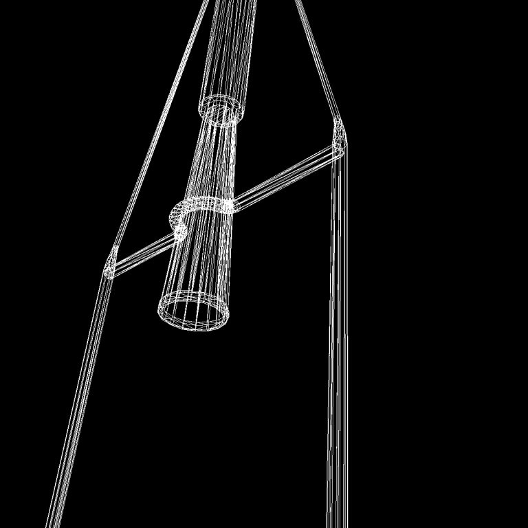 Robert Goddard Liquid Rocket System 3D Model - FlatPyramid