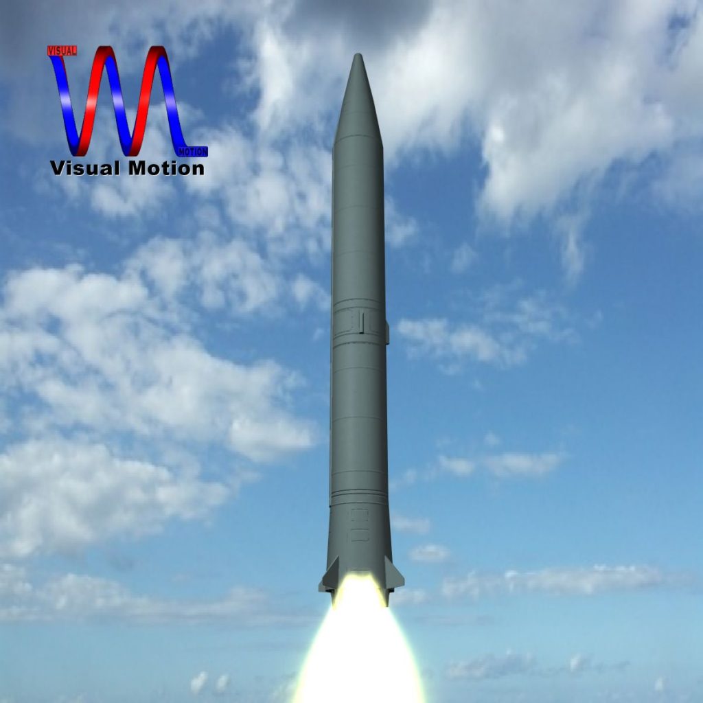 US Thor IRBM Missile 3D Model - FlatPyramid