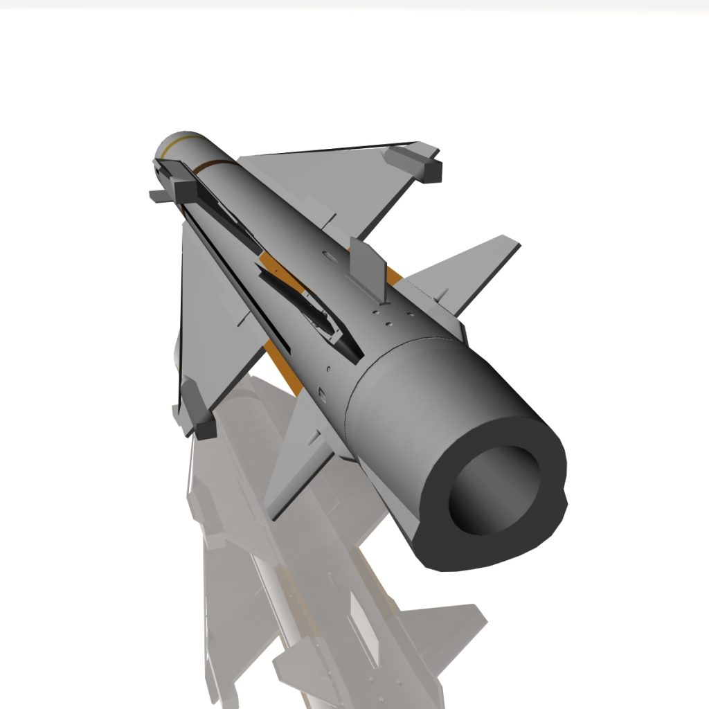 UK Sea Wolf Missile 3D Model - FlatPyramid