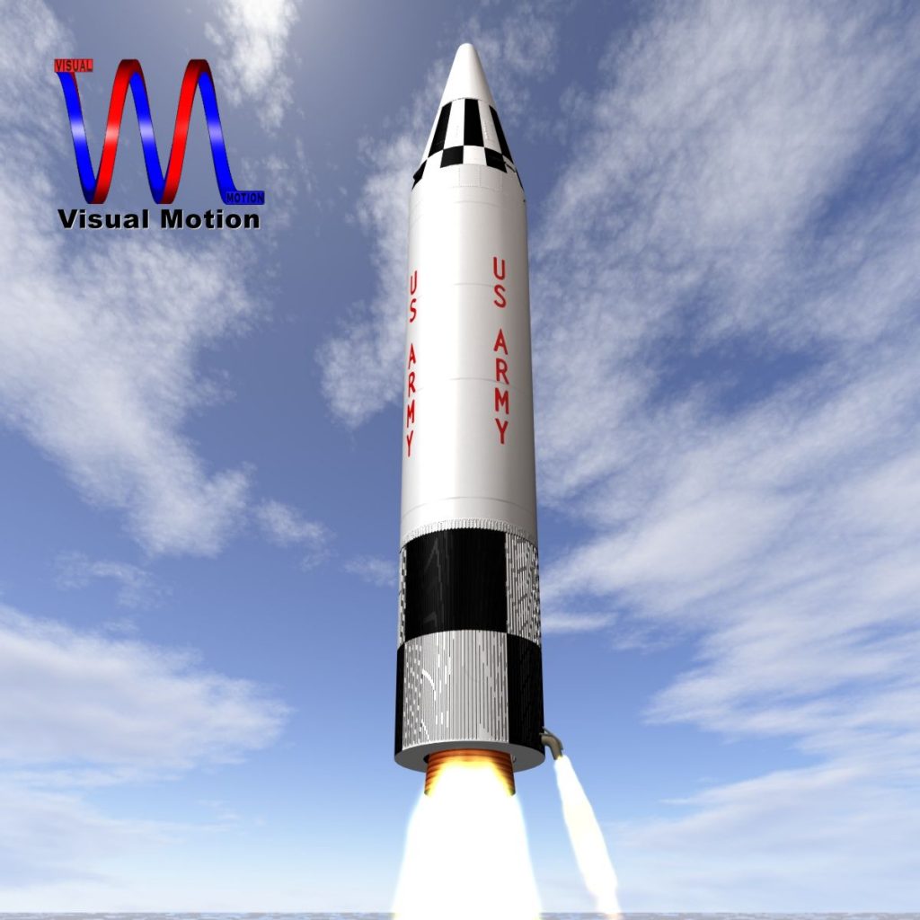 US Thor IRBM Missile 3D Model - FlatPyramid