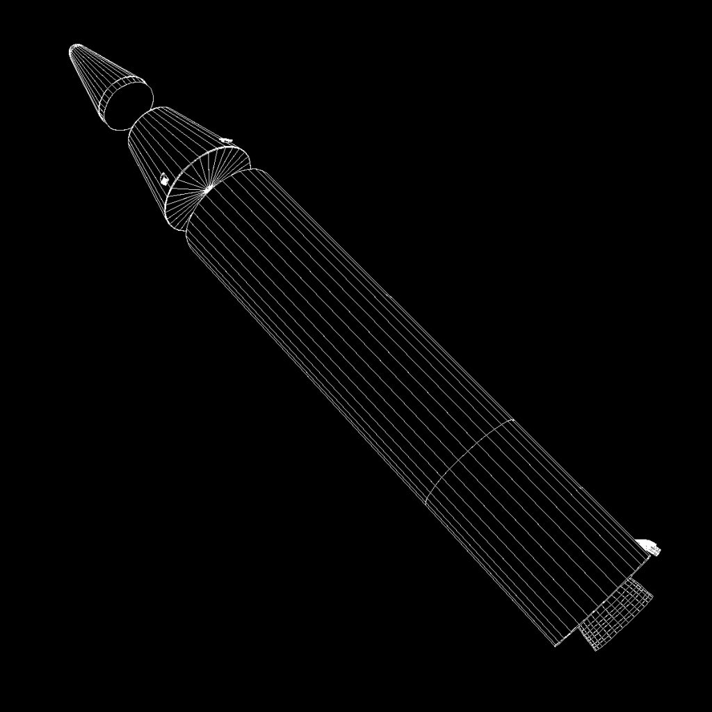 US Army Jupiter Missile 3D Model - FlatPyramid