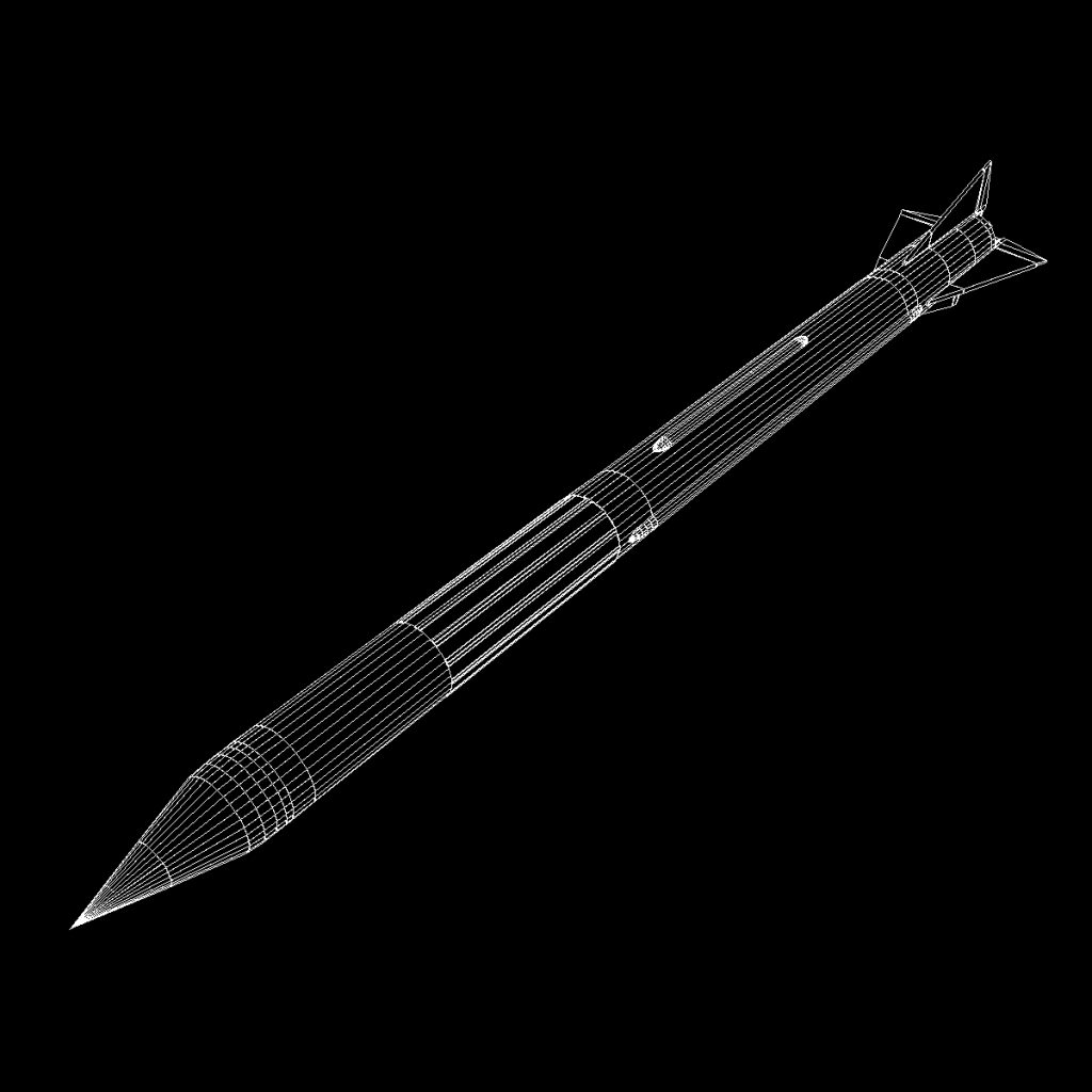 US MGM-5 Corporal Missile 3D Model - FlatPyramid