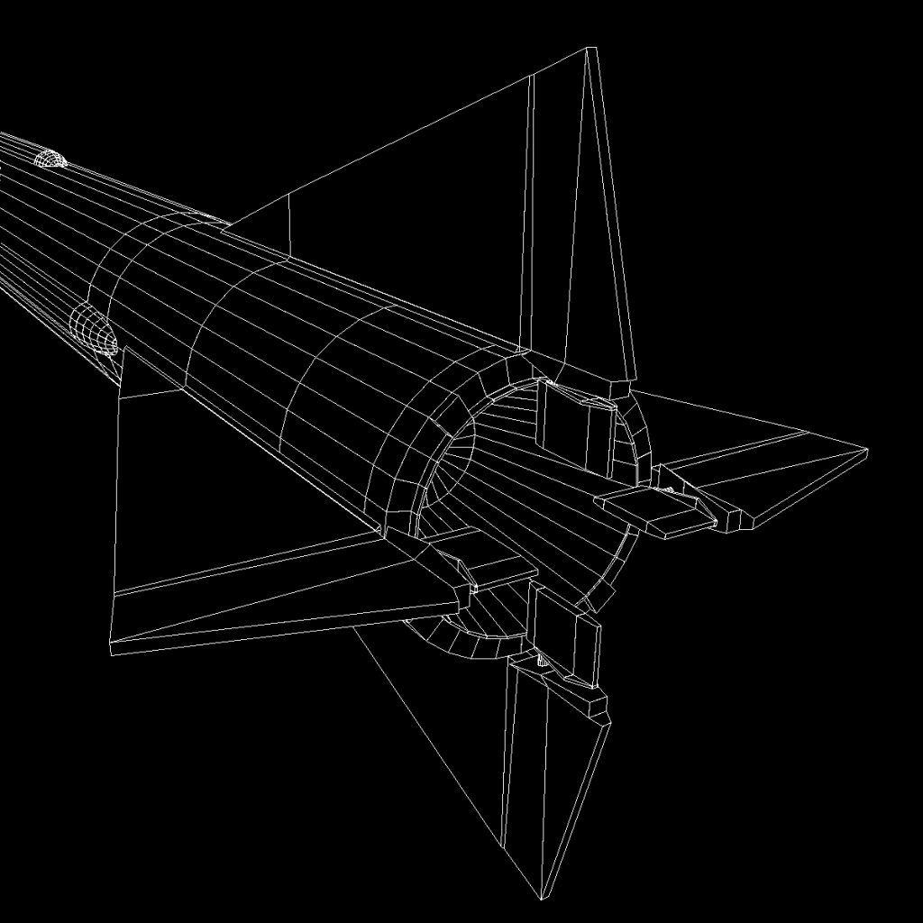 US MGM-5 Corporal Missile 3D Model - FlatPyramid