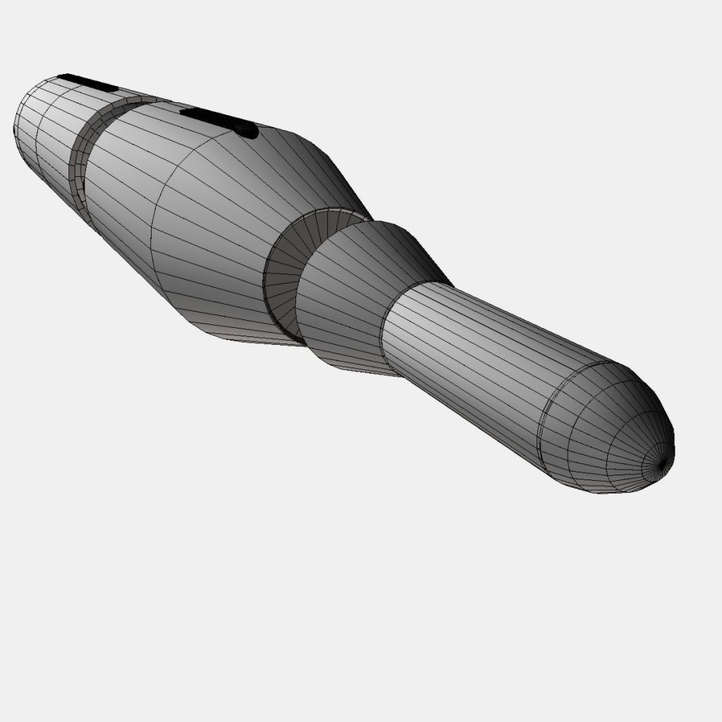 US Navy Polaris A2 Ballistic Missile 3D Model - FlatPyramid