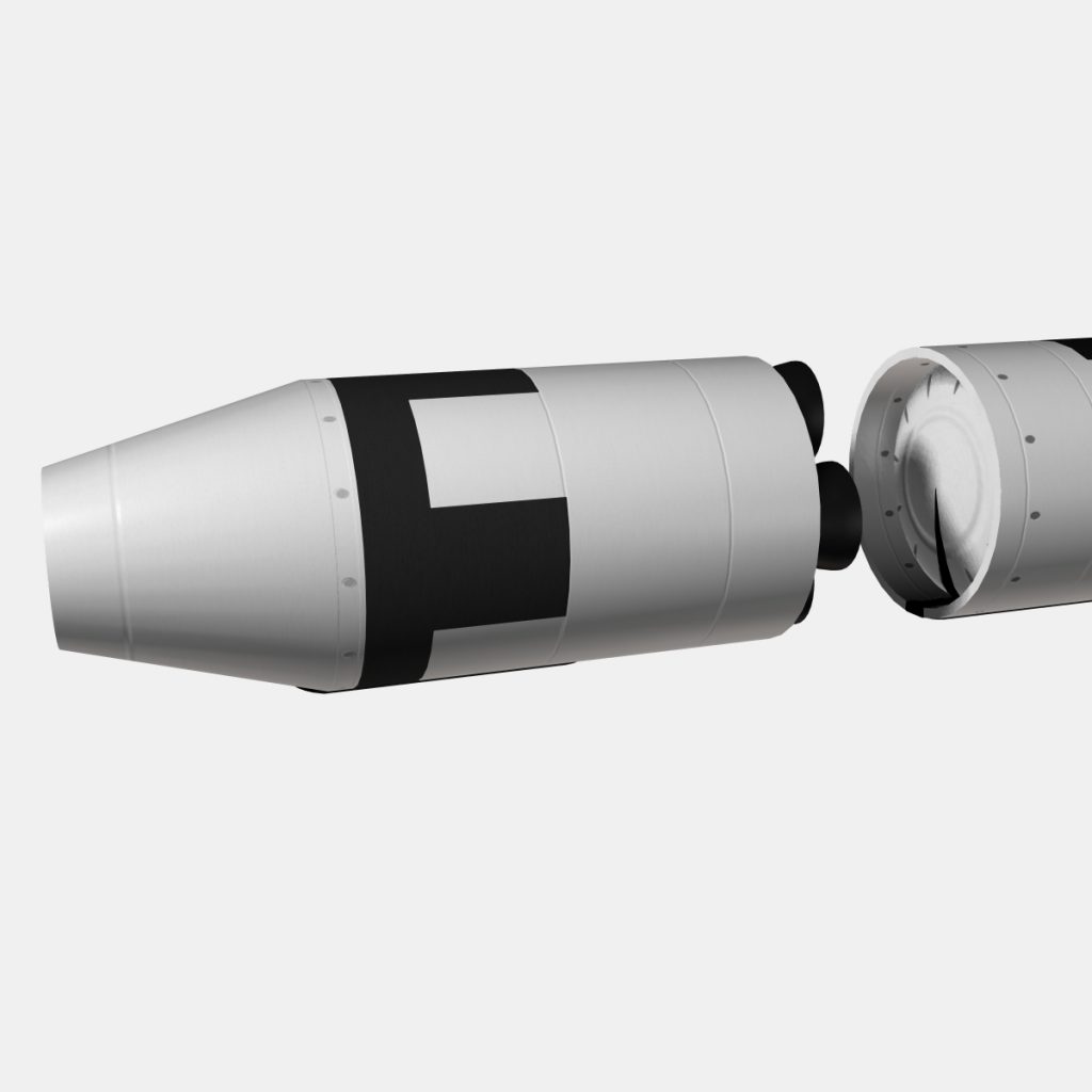US Navy UGM-27 Polaris A1 Ballistic Missile 3D Model - FlatPyramid