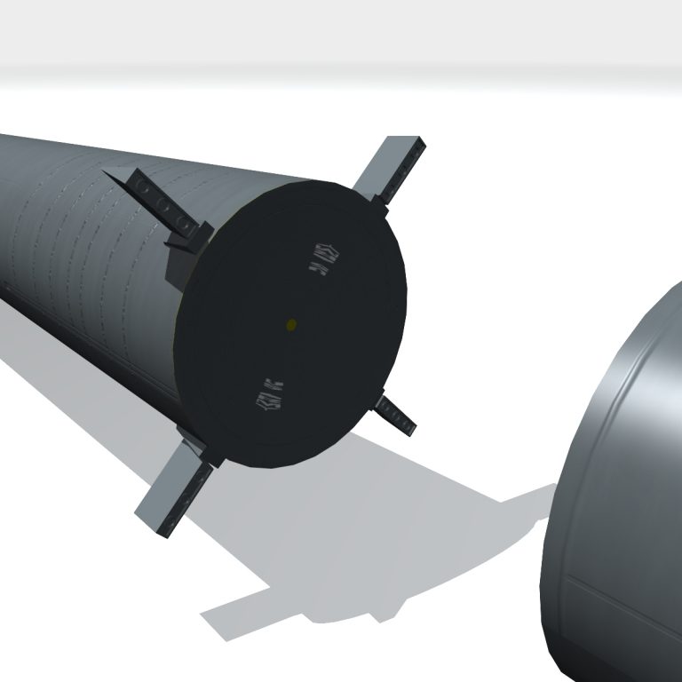 US PGM-11 Redstone Missile 3D Model - FlatPyramid