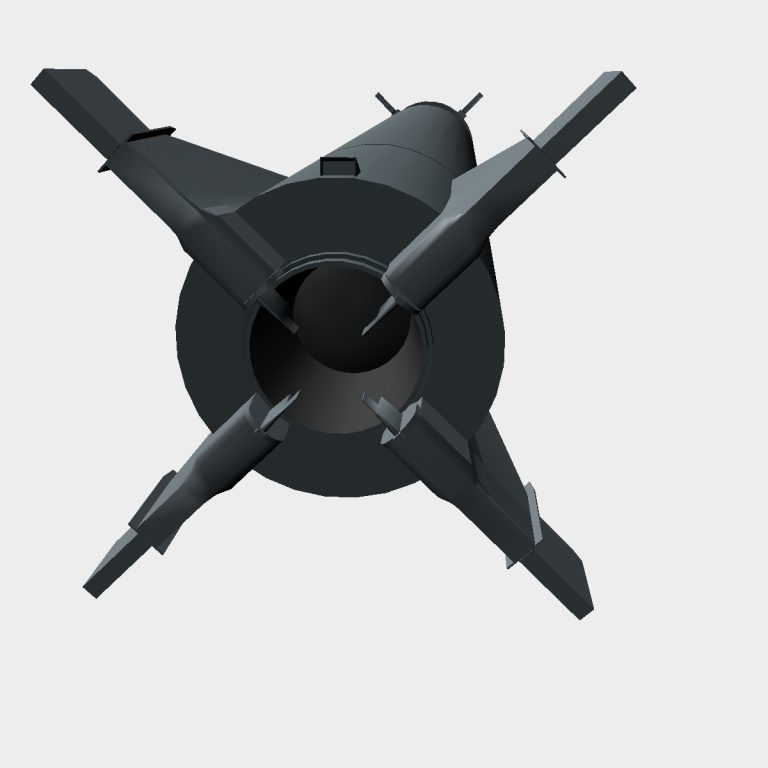 US PGM-11 Redstone Missile 3D Model - FlatPyramid