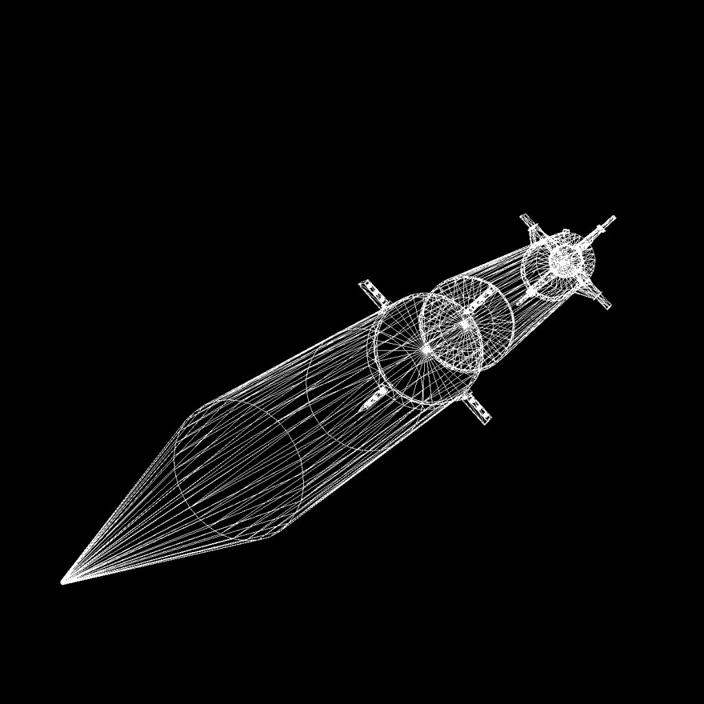 US PGM-11 Redstone Missile 3D Model - FlatPyramid