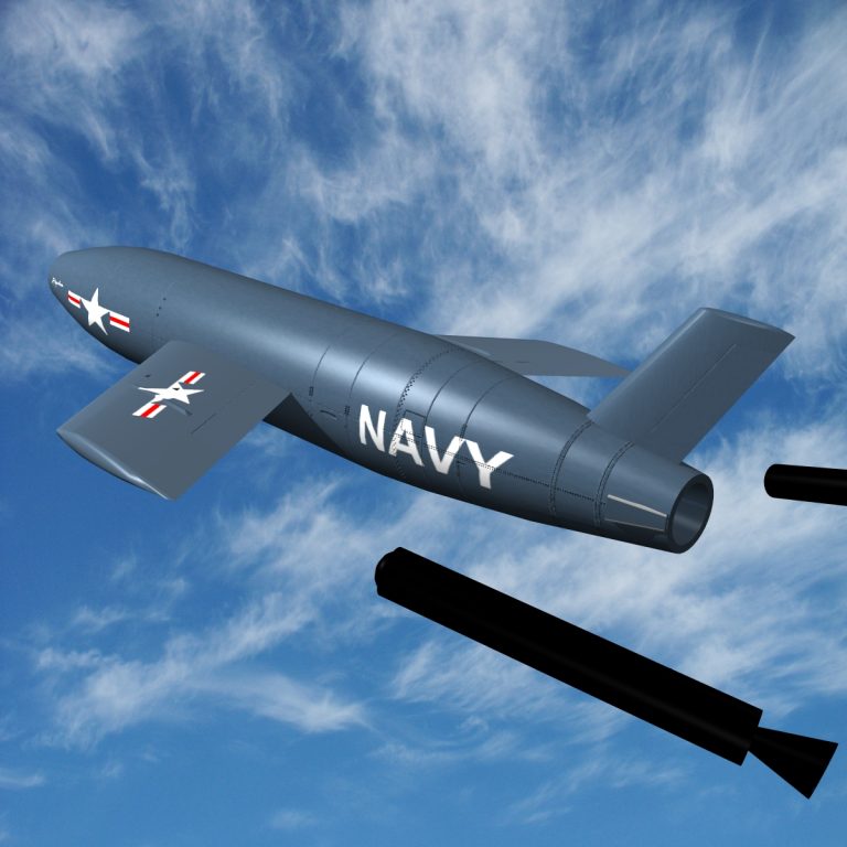 US SSM-N-8 Regulus I Cruise Missile 3D Model - FlatPyramid