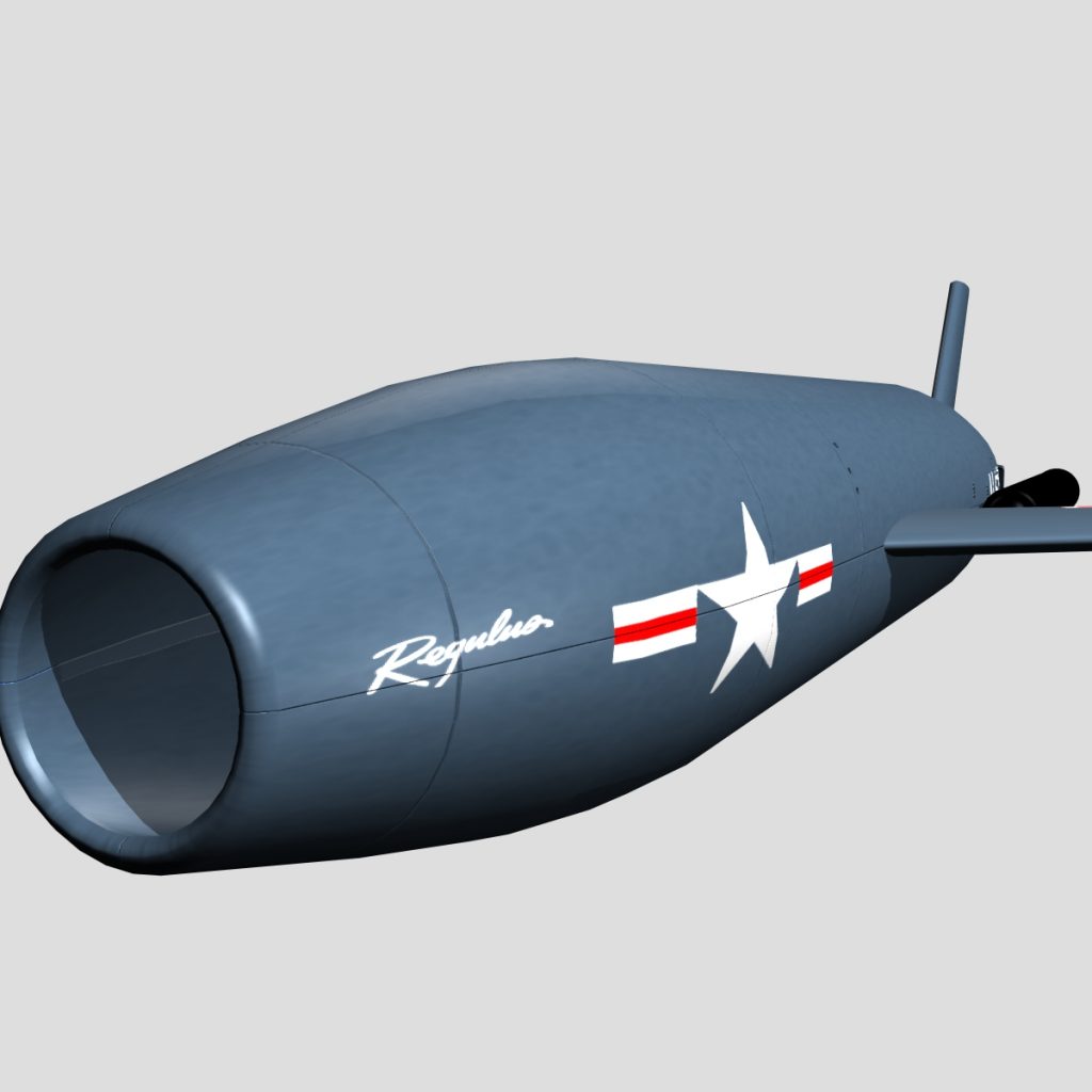 US SSM-N-8 Regulus I Cruise Missile 3D Model - FlatPyramid