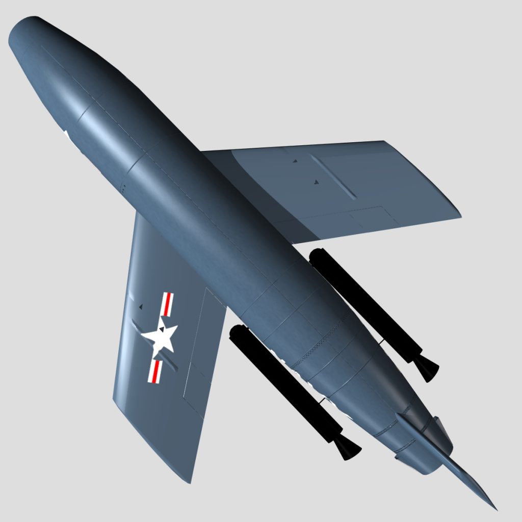 US SSM-N-8 Regulus I Cruise Missile 3D Model - FlatPyramid