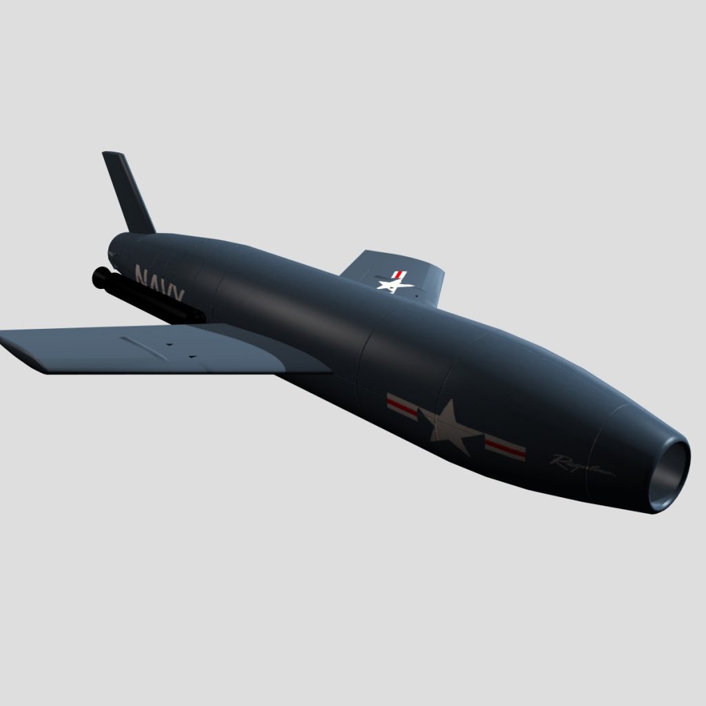 US SSM-N-8 Regulus I Cruise Missile 3D Model - FlatPyramid