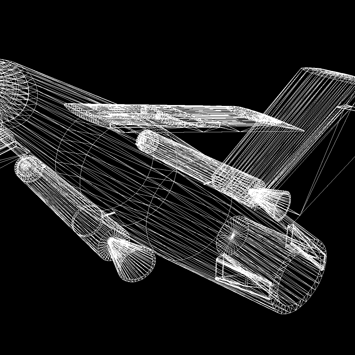 US SSM-N-8 Regulus I Cruise Missile 3D Model - FlatPyramid